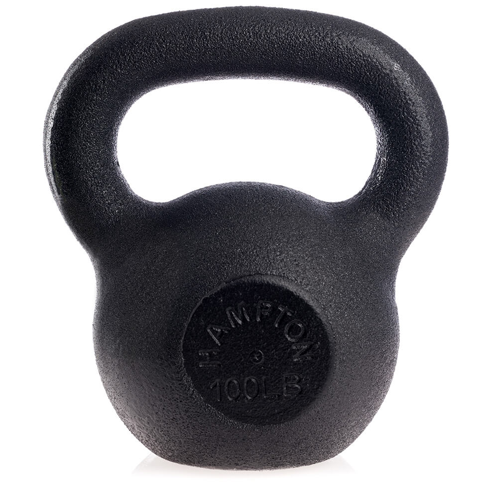 Black Hampton Kettlebell Urethane South Florida Fitness Equipment